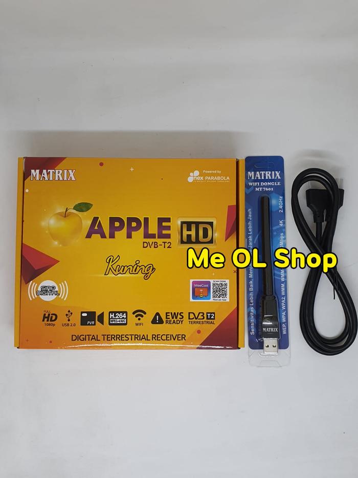 Jual SET TOP BOX MATRIX KUNING STB APPLE KUNING HD TV TERBARU - STB ...