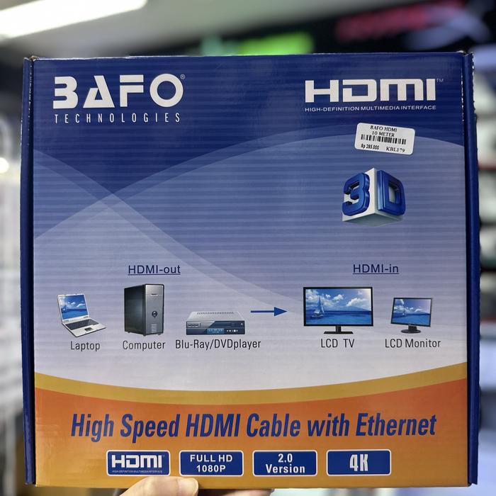 Jual BAFO Kabel HDMI 10 15 20 25 30 40 50 meter High Speed with ...
