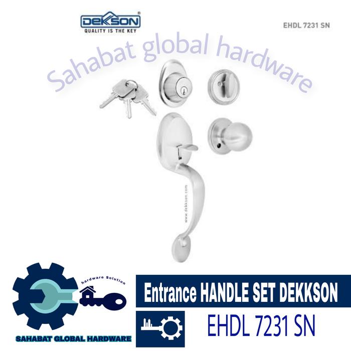 Jual Handle Entrance dekkson || Handle set dekkson EHDL 7231 SN ...