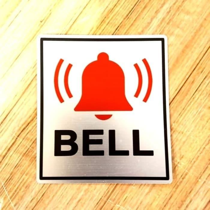 Jual SIGN BELL LABEL RAMBU TANDA BELL PETUNJUK SAFETY K3 - Jakarta ...