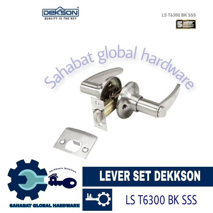 Jual Lever set Dekkson LS T6300 BK SSS || handle kamar mandi dekkson T 6300 - Kota Tangerang ...