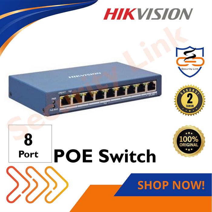 Jual POE SWITCH 8 PORT HIK DS-3E0109P-E/M - Jakarta Utara - SECURITY ...