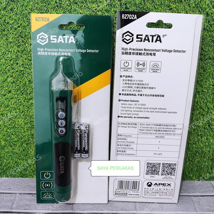 Jual TEST PEN 62702A HIGH PRECISION NON CONTACT VOLTAGE DETECTOR SATA ...