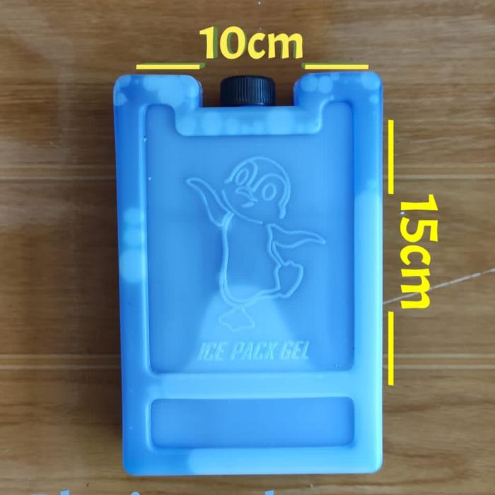 Jual Blue ice pack 15x10x3cm ice gel thermafreeze cooler bag Ac cooler ...