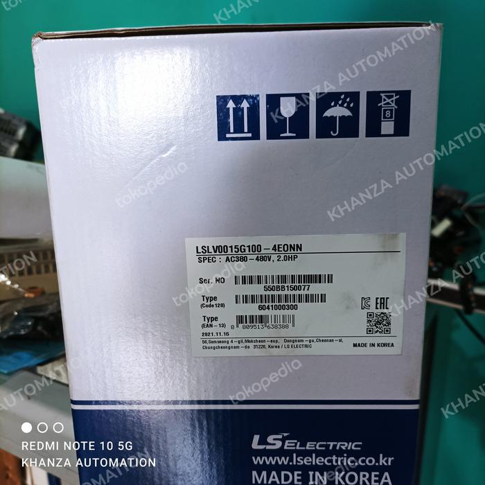 Jual INVERTER LS G100 LSLV0015G100-4EONN 1.5kw / 2hp 380v New - Kab. Bandung - KHANZA AUTOMATION ...
