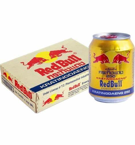 Jual KRATINGDAENG REDBULL KALENG KUNING 250ML 1 karton 24pcs - Jakarta ...