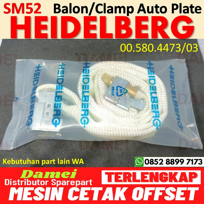 Jual Balon Autoplate SM52 Heidelberg Automatic Clamp Plate SM52 Air Bag ...