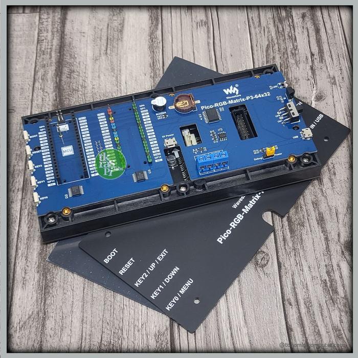 Jual Pico RGB Matrix P3 64x32 for Raspberry Pi Pico - Waveshare - Kab ...
