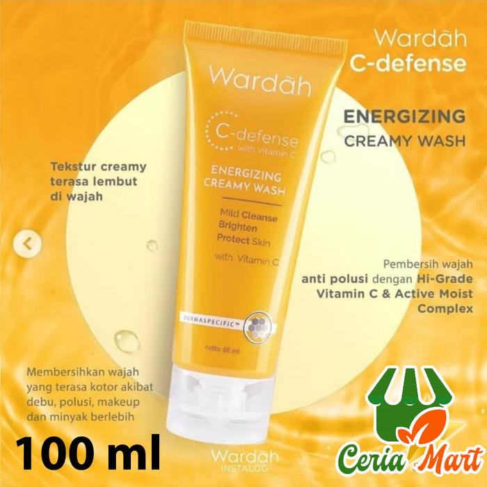 Jual Pencuci Muka Wardah Energizing Creamy Wash 100 ml - Jakarta Barat ...