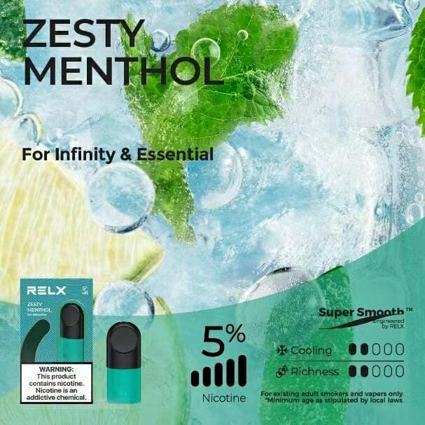 Jual Relx Infinity Pods - Zesty Menthol / Sprite Lime - Jakarta Timur ...