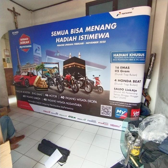 Jual Backwall Portable / Backdrop 3 X 4 Straight Or Curve Khusus Daerah ...