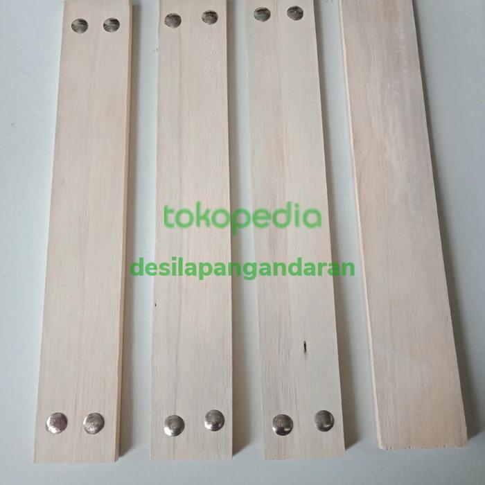 Jual papan kayu telur bsf / kayu media bertelur magot 0,5x4x20 cm isi 4 ...
