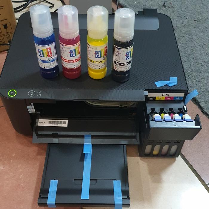 Jual Printer Sticker dan Sablon Percetakan tinta Artpaper Epson L sery ...