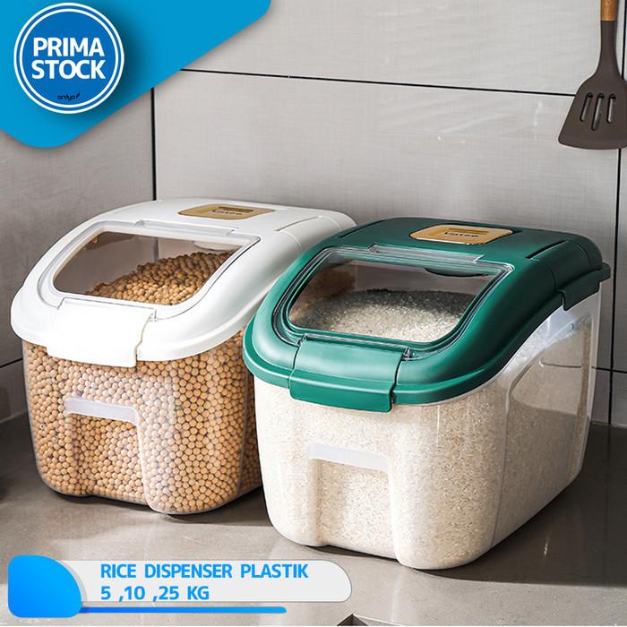 Jual Dispenser Beras Rice Food Container Tempat Penyimpanan Makanan 10 ...