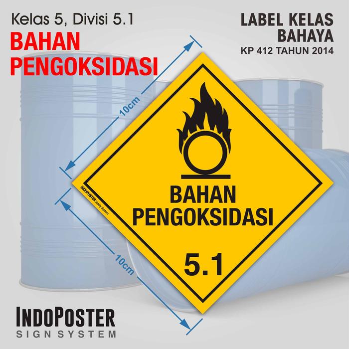 Jual Stiker IATA kelas material bahaya dangerous goods - bahan ...