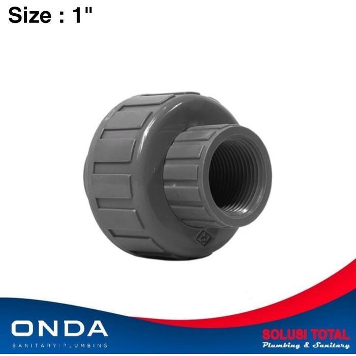 Jual Water Mur Moor Drat 1" Union Thread AW 1 Inch PVC Rucika - Jakarta ...