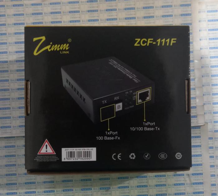 Jual Media Converter Zimmlink Zcf-111f Fiber Optic To Lan 10/100 Mbps Wdm Z Di Seller Velvet ...