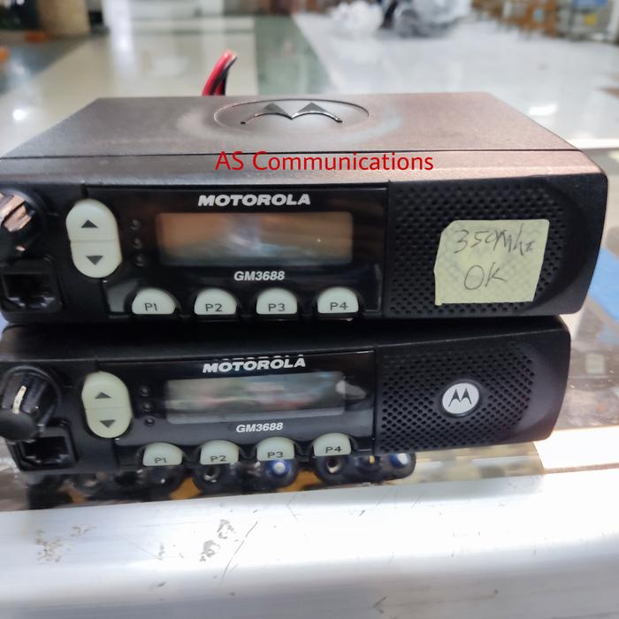 Jual RIG BEKAS MOTOROLA GM 3688 UHF LOW 350-380 MHz BODY ONLY - Jakarta ...