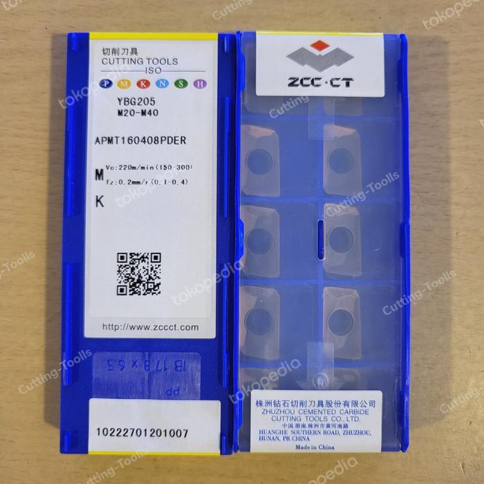 Jual INSERT APMT 1604 ZCC / INSERT MILLING APMT 1604 / INSERT ZCC APMT ...