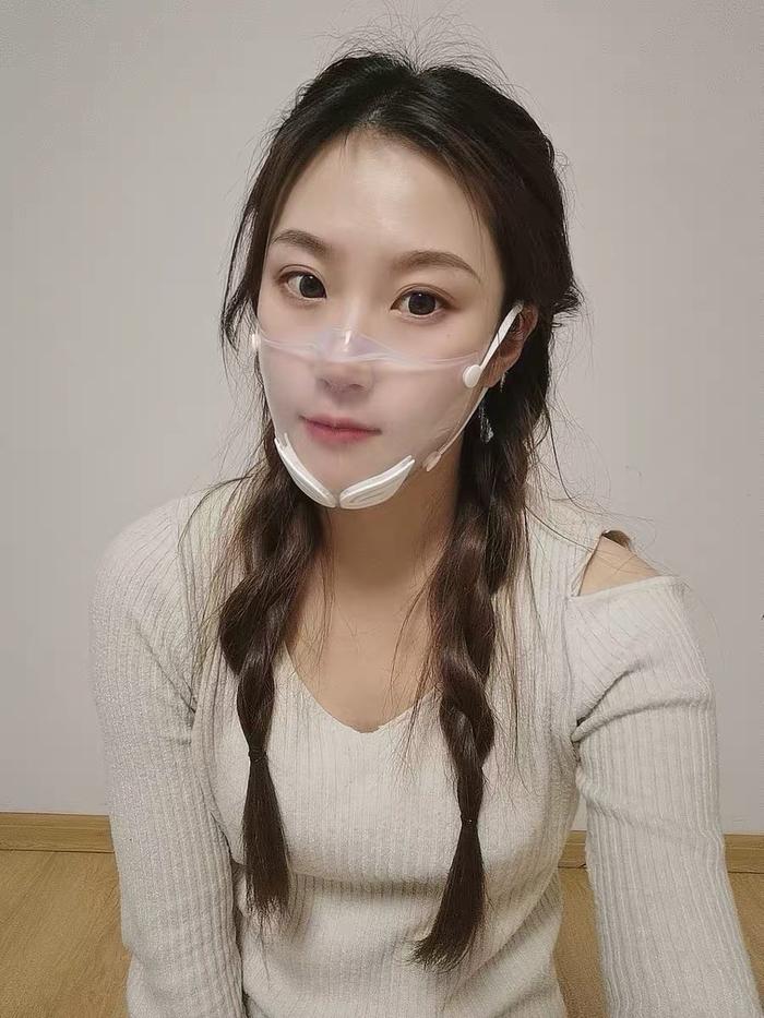 Jual Transparent Mask Filter KN95 3PLY Masker Bening Masker Transparan ...