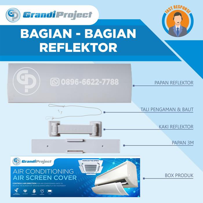 Jual Ac Reflector / Akrilik Ac / Talang Ac / Penahan Angin Ac ...