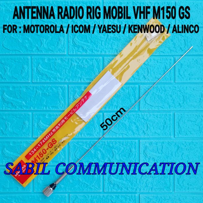 Jual ANTENA RADIO RIG MOBIL VHF D ANTENA M150 VHF - ANTENA RIG M150 GS ...