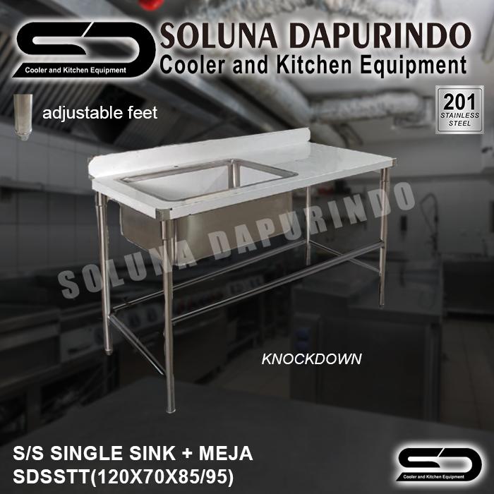 Jual SDSST-120 S/S Single Sink / SDSST120 / Bak Cuci Piring Stainless Steel - Kota Surabaya ...
