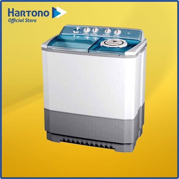 Promo LG Mesin Cuci 2 Tabung Semi Auto Washer P1400RT Cicil 0% 3x ...