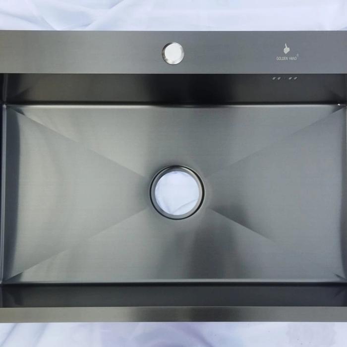 Jual BAK CUCI PIRING KITCHEN SINK STAINLESS ONAN GOLDENHAND 8050 BLACK ...