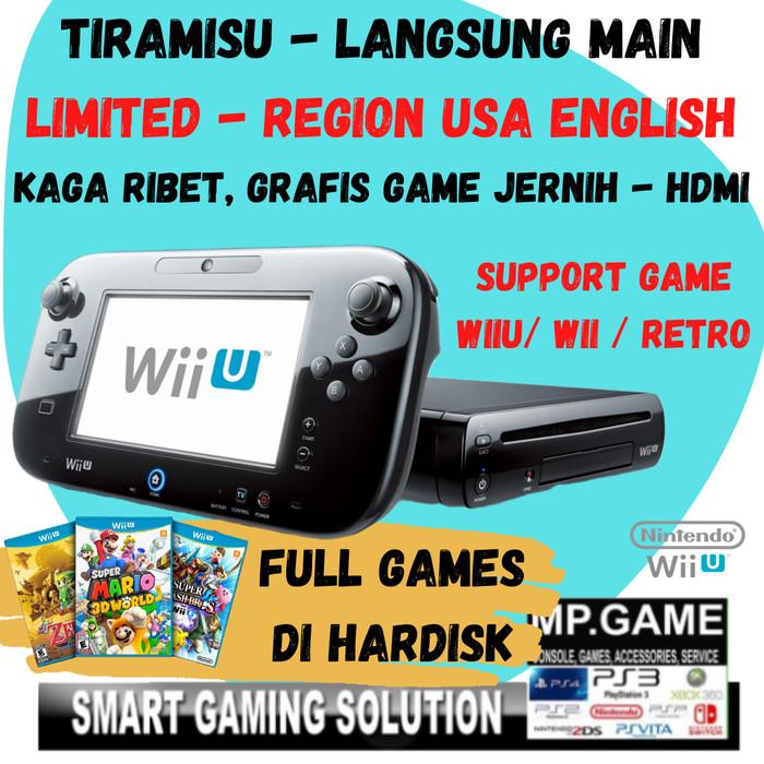 Promo REGION USA LIMITED Nintendo WIIU Wiiu Wii U Full Games 500gb ...
