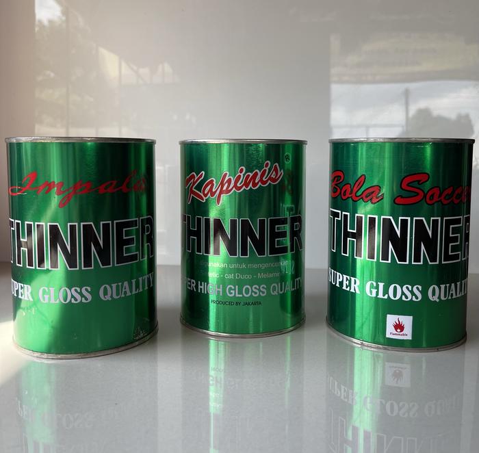 Jual Thinner 1 Liter Supergloss Pengencer cat minyak besi kayu IMPALA - KAPINIS - Kota Depok ...