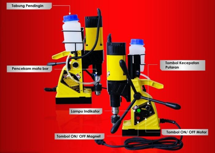 Jual WILLFRED WFMG-35C BOR MAGNET 2IN1 JETBROACH 35MM - Twitst Drill ...
