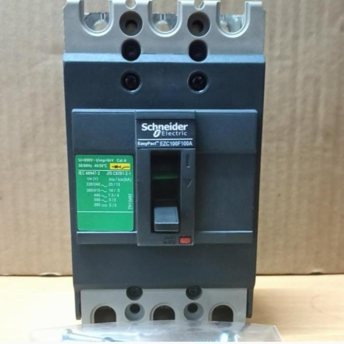Jual MCCB EZC100F 3P TYPE LAMA 50A/40A/30A/25A/20A/15A SCHNEIDER - 15A ...