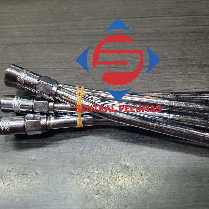 Jual SELANG GEMUK BESI PENDEK/SELANG POMPA GEMUK/GREASE GUN HOSE (PC ...