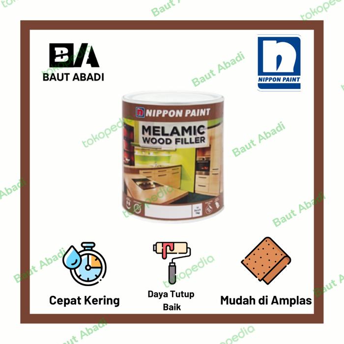 Jual Dempul Kayu Nippon Paint Melamic Wood Filler - Kota Palu - Baut ...