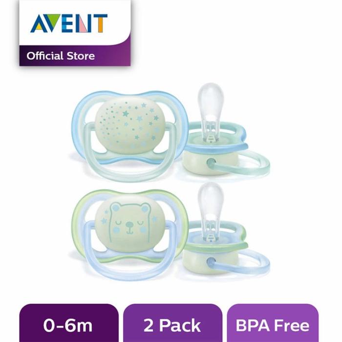 Jual Philips Avent Soother Ultra Air Pacifier Orthodontic 2pack ...