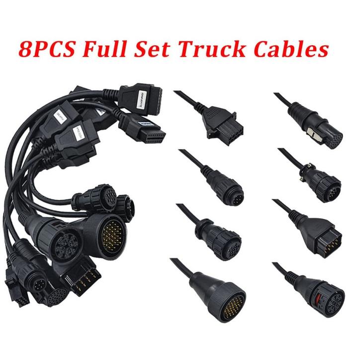 Jual Delphi DS150E Autocom Complete Set Truck Adapter Cables - Jakarta ...