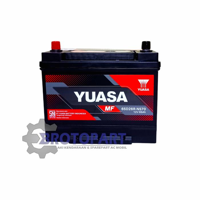 Jual Aki Accu Mobil Yuasa NS70 65D26R MF 12V 65Ah Aki Kering Original Yuasa - Jakarta Timur ...