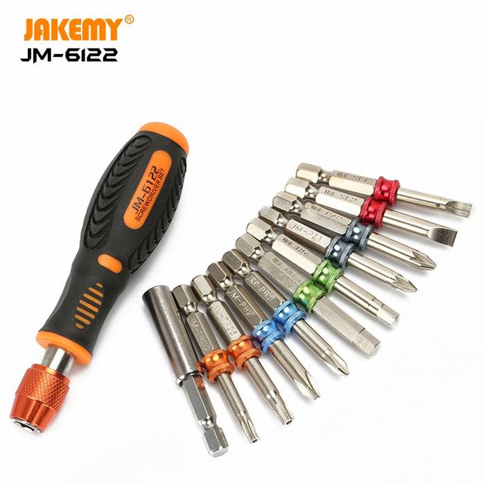 Jual Jakemy Obeng Set Motor Lengkap ukuran besar 12 in 1 - JM-6122 ...
