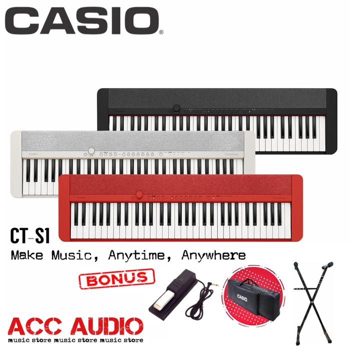 Jual Keyboard CASIO CTS1 / CT-S1 / CTS 1 Garansi Resmi 1 Tahun ...