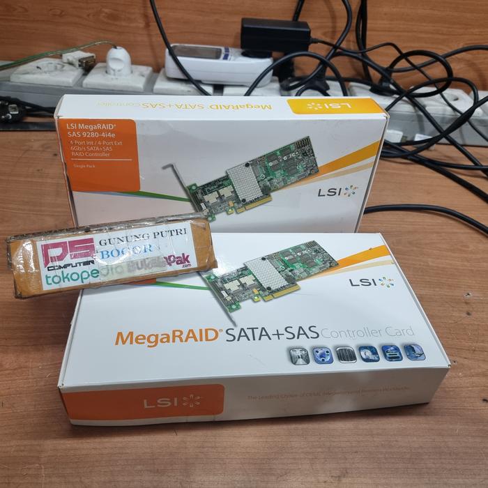 Jual LSI MegaRAID SAS 9280-4i4e Storage RAID Controller 6GB/s SAS SATA - Kab. Bogor - DSERVER.ID ...