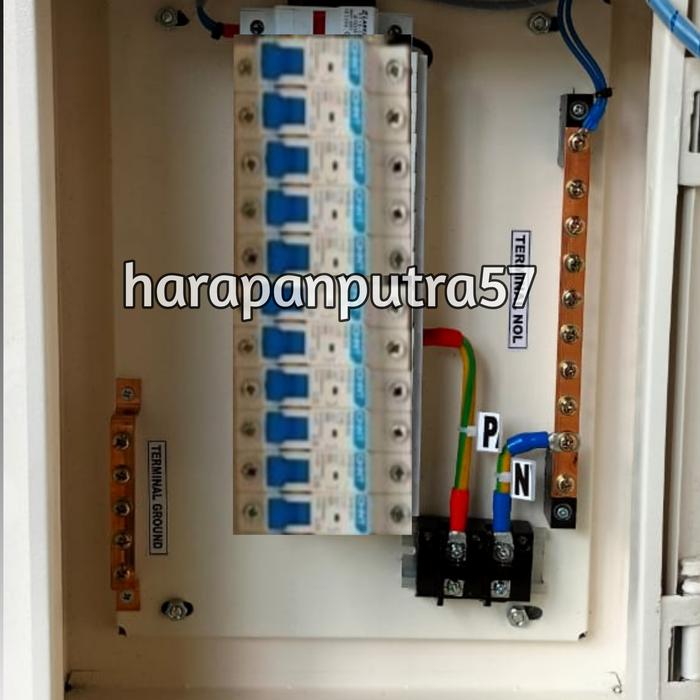 Jual Panel instalasi listrik 1 phase 12group pembagi mcb - Kab ...