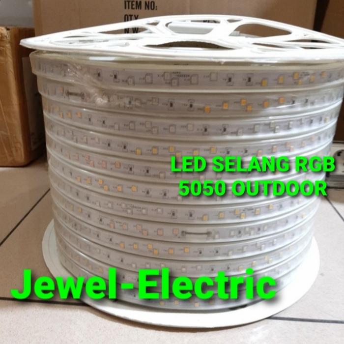 Jual Lampu Selang Led Strip Outdoor RGB 5050 100m/100meter 1 roll ...