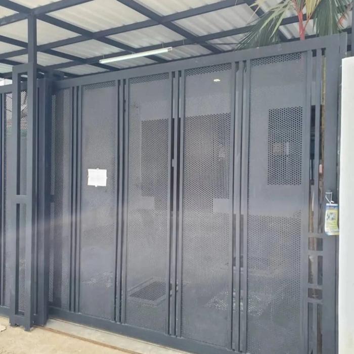 Jual pagar rumah minimalis model ram baja - Kota Bekasi - ally-decor ...