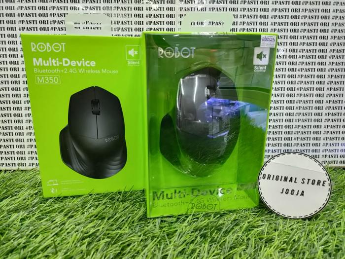 Jual Robot Mouse Wireless Silent Dual Mode Bluetooth USB M350 - Kab ...