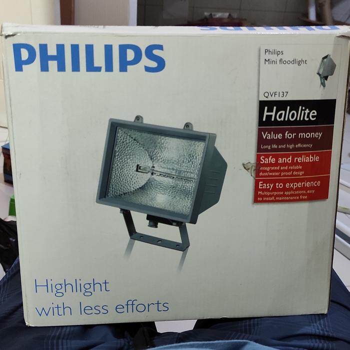 Jual Kap Lampu Philips Halogen 1000W Halolite QVF137 QVF 137 R7s - Kab ...