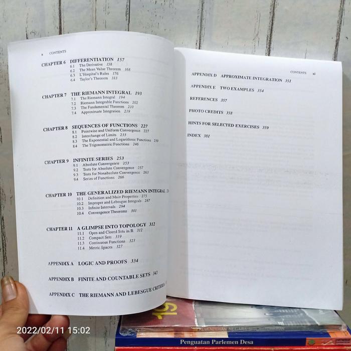 Jual Buku Import Introduction To Real Analysis Robert G Bartle & Donald S Di Seller Noelle ...