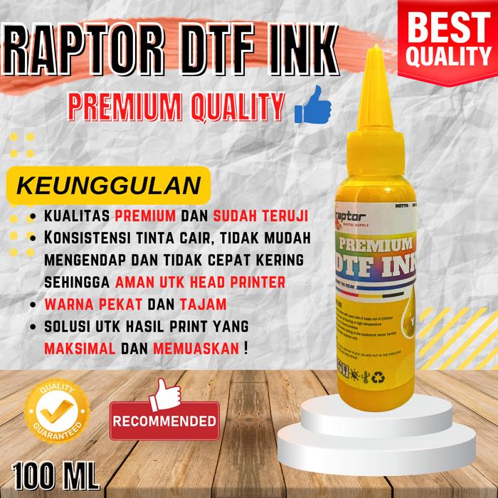 Jual Tinta Dtf Cmyk Premium Quality 100 Ml Sablon Dtf - White Di Seller Velvet Store ...