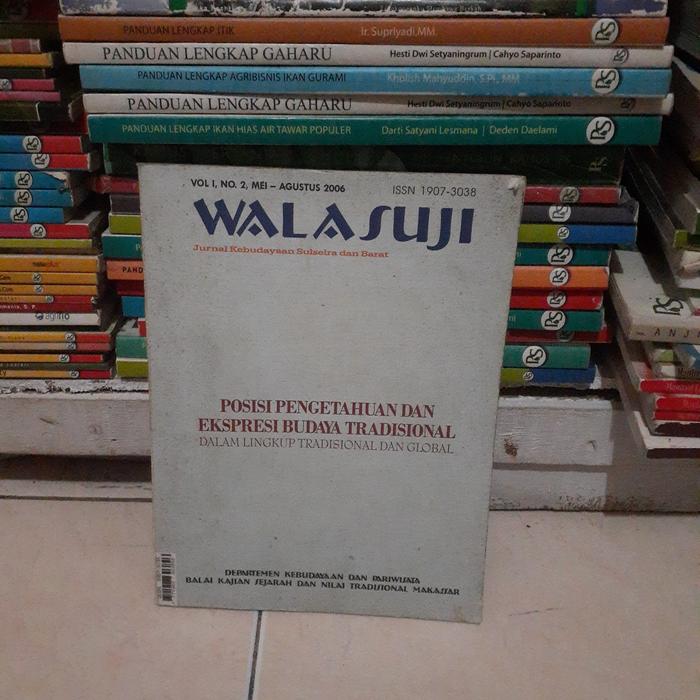 Jual WALASUJI posisi pengethuan dan ekspresi Budaya Tradisional ...