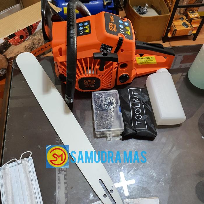 Jual Mesin Chainsaw senso sensaw oo Power 5800 58cc Terbaik Bar Baja ...